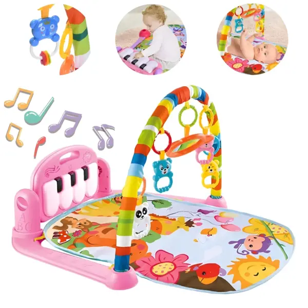 Baby podloga i gimnastika piano – Roze – B2B JUNA